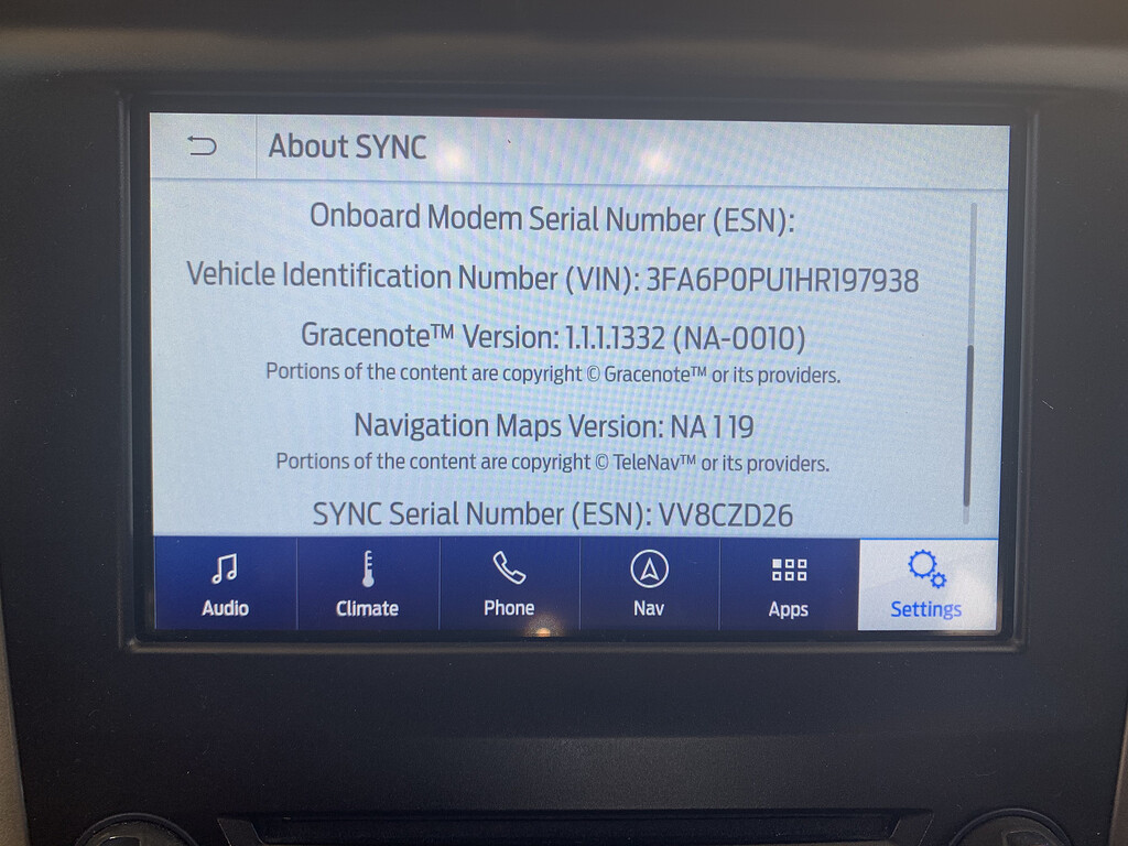 Sync 3.4 middle east maps - SYNC 3 Support - CyanLabs Official Community